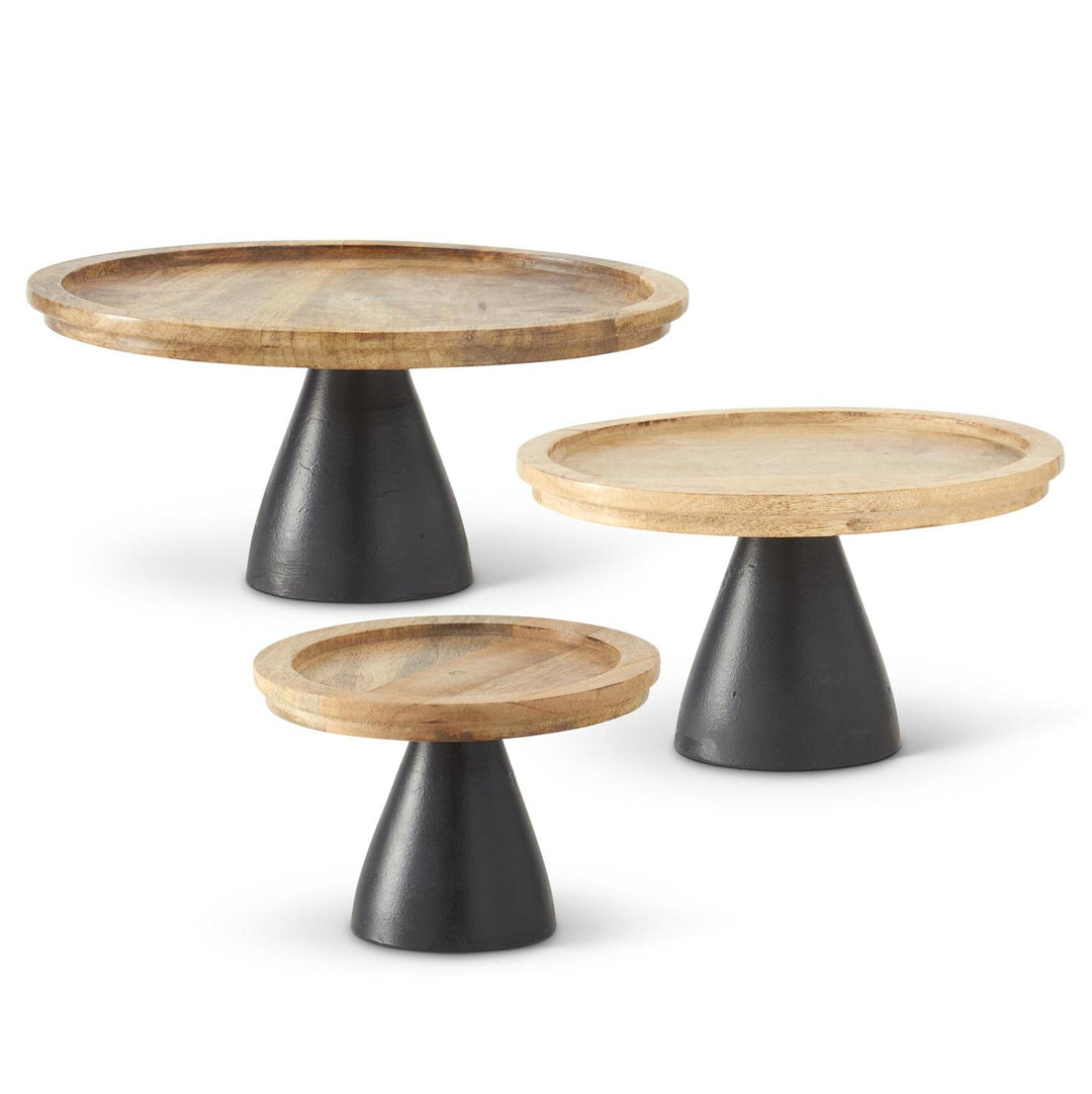 Mango Wood Riser with Black Metal Base – 785 DECOR