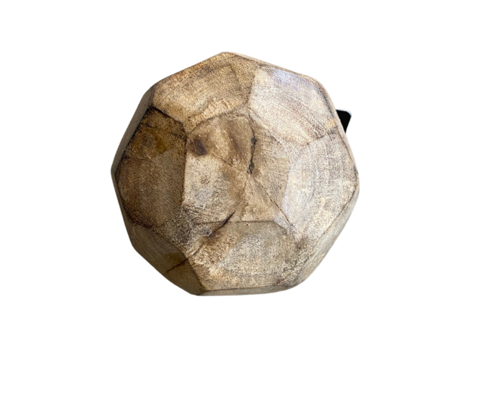 Wood Carved Ball – 785 DECOR